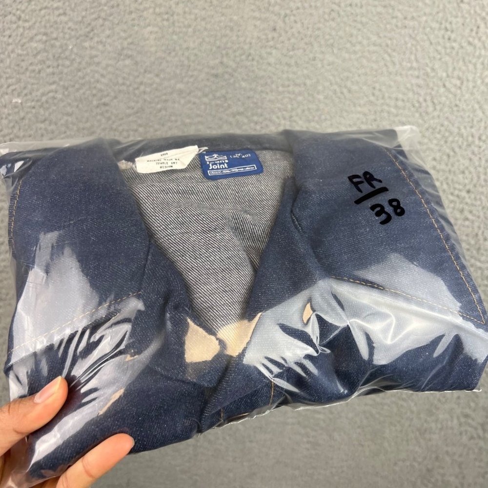 Vintage Jean Joint 70s Rockabilly Blue Denim Button D… - Gem